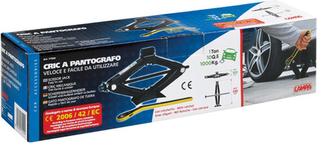 Schaar krik 1000 KG met ratel | bol.com