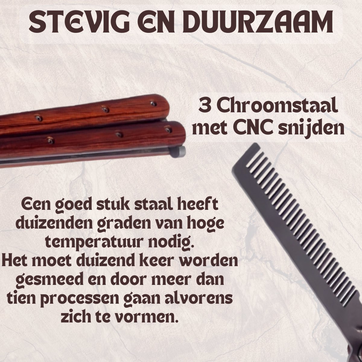 Eaglion BKH2 - Butterfly Knife Comb - Vlindermes Trainer Kam ...
