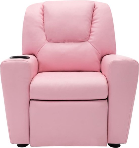 vidaXL Kinderfauteuil verstelbaar kunstleer roze | bol.com
