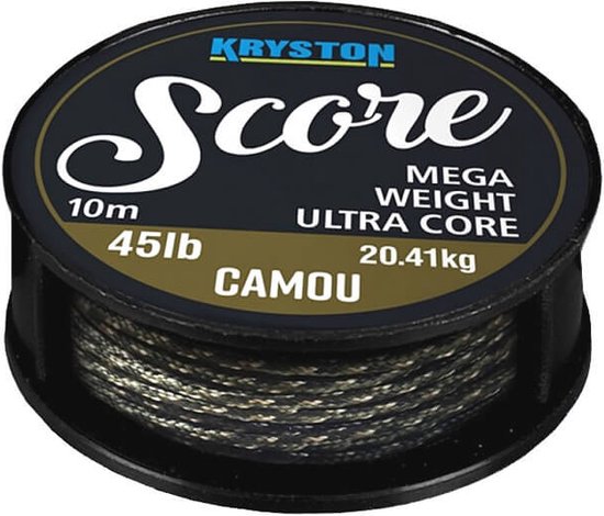 Kryston - Score ZERO Leadfree Leader 45 lb Camou - 10 meter | bol