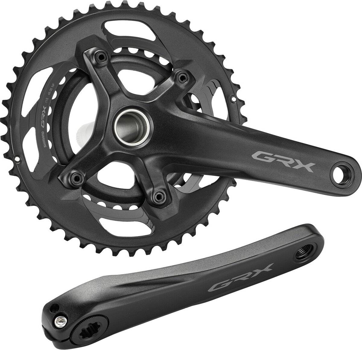 Shimano GRX FC-RX600 Crankset 2x11 46-30 tanden, zwart | bol.com
