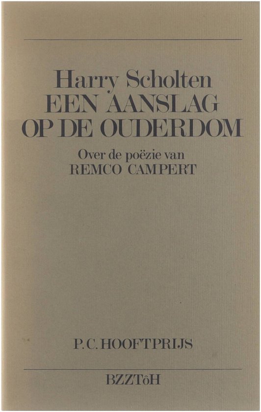 "Een aanslag op de ouderdom", Scholten Harry | 9789062910267 | Boeken | bol