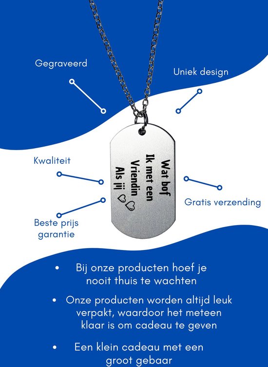 Akyol - wat bof ik met een vriendin als jij ketting - Vriendin ... Akyol - wat bof ik met een vriendin als jij ketting - Vriendin ...