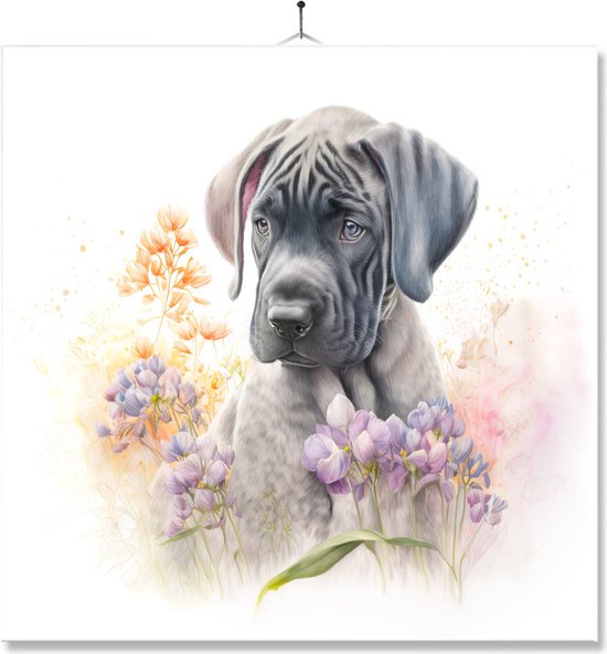 Tegel Met Opdruk | Verjaardag kado | Cadeau | Honden | Deense Dog | bol
