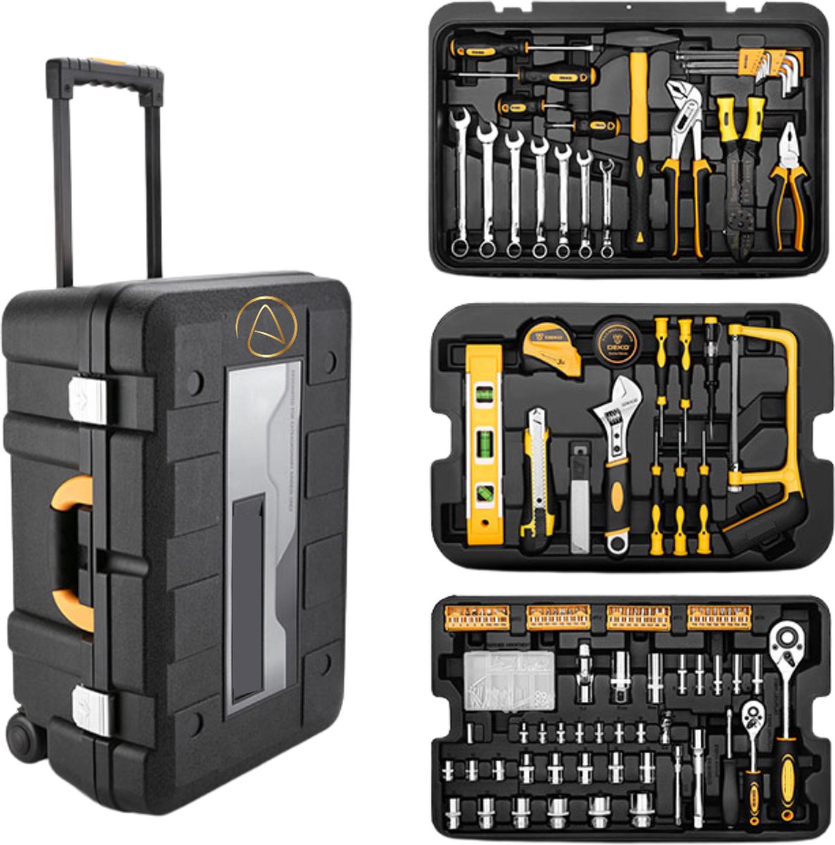 Arvona Gereedschapstrolley met 258 delig - Gereedschapset - Professioneel | bol