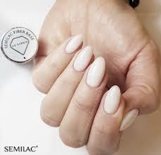 Semilac - SEMILAC FIBER BASEGEL 7ML - Melkachtig van kleur- builder gel ...