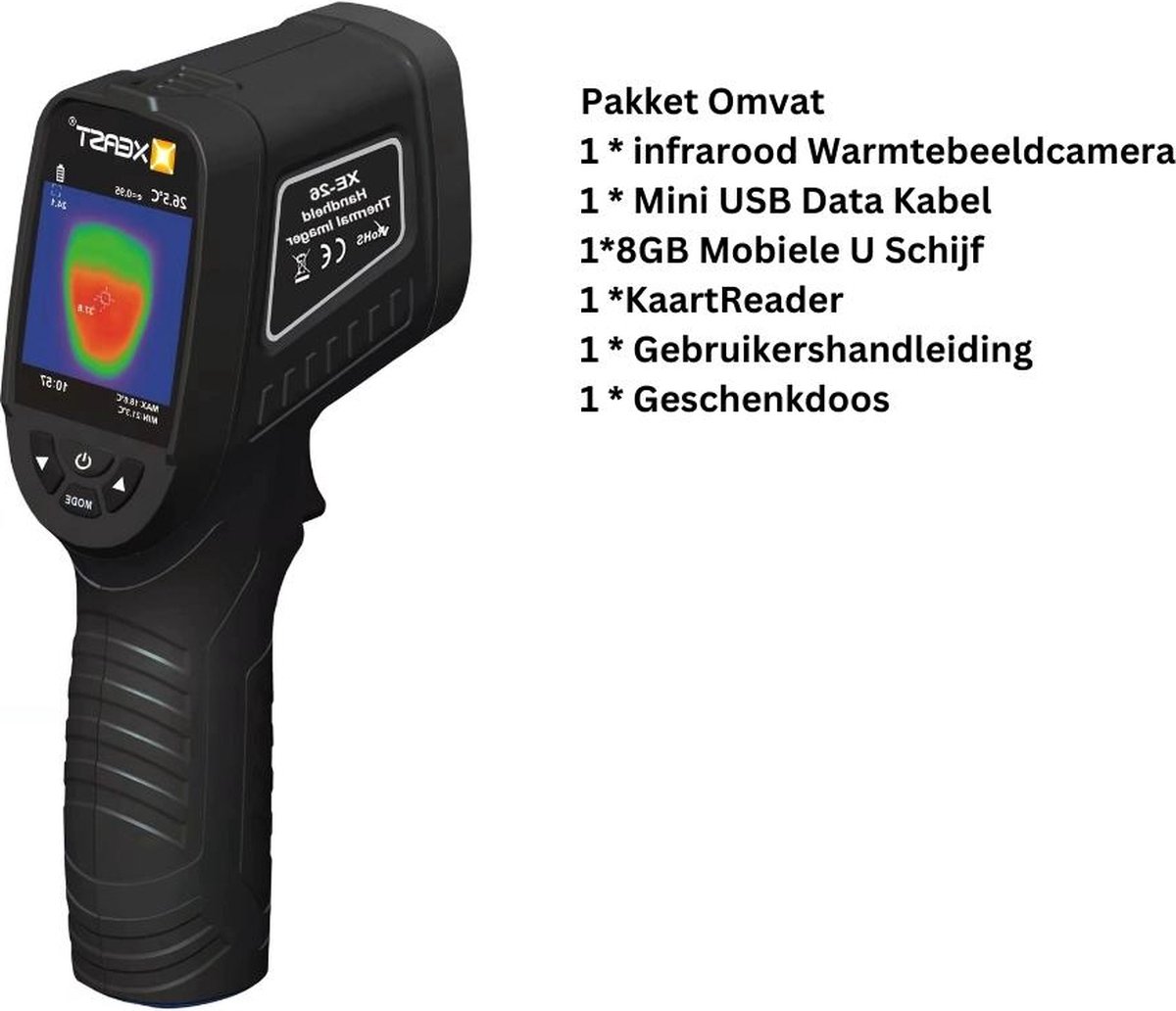 Warmtebeeldcamera – Warmtecamera Met SD Kaart - Warmte Camera Met ...