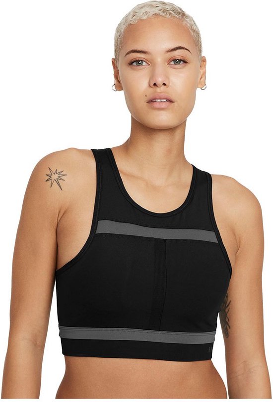 NIKE Dri Fit Swoosh Run Division Sportbeha Met Medium Ondersteuning ...