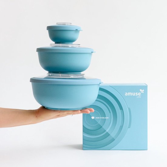 Amuse - Set van 3 Bowls (200 + 1000 + 2000 ml) | bol.com