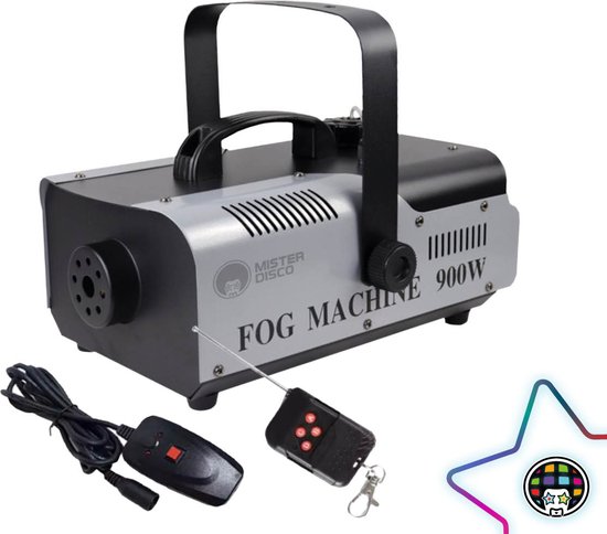 Rookmachine met afstandsbediening - 900W - Rookpistool | bol.com