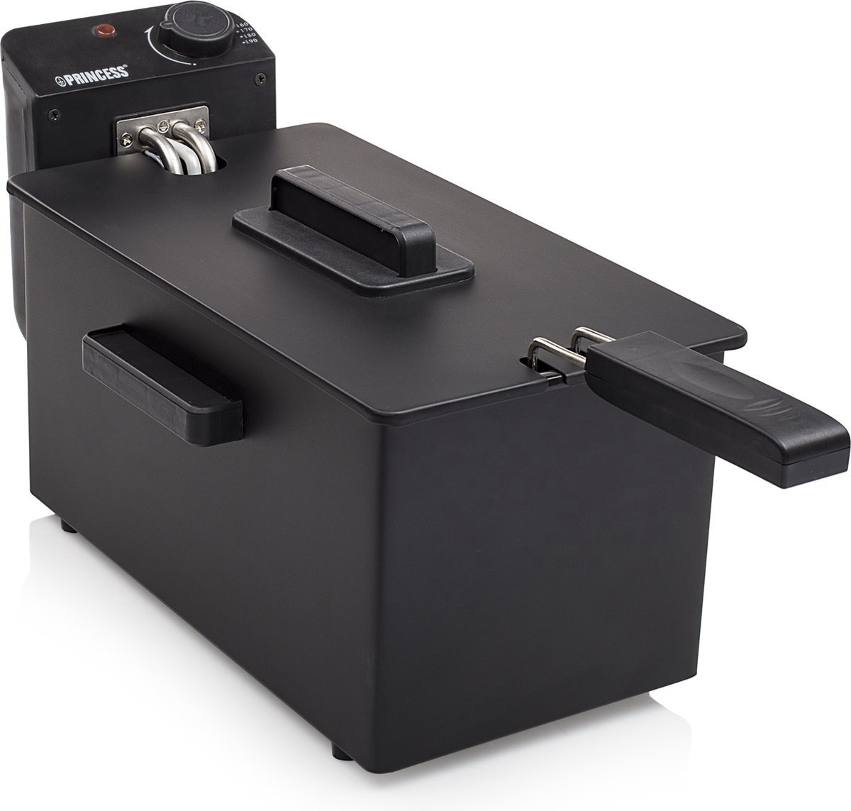 Frituurpan - Friteuse - 3 Liter - 2000W - Zwart | bol