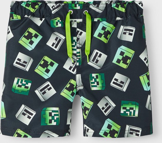 NAME IT NKMMJOLMER MINECRAFT SWIMSHORTS BIO Jongens Zwemkleding - Maat ...