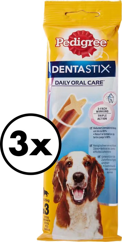 Pedigree Dentastix Hond – 9 Stuks – Voordeelverpakking – Dentasticks ...