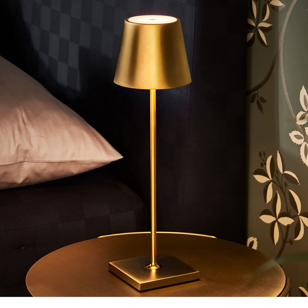 DreamGoods Oplaadbare Tafellamp - 3 Lichtstanden - 4000 mAh - Draadloos ...