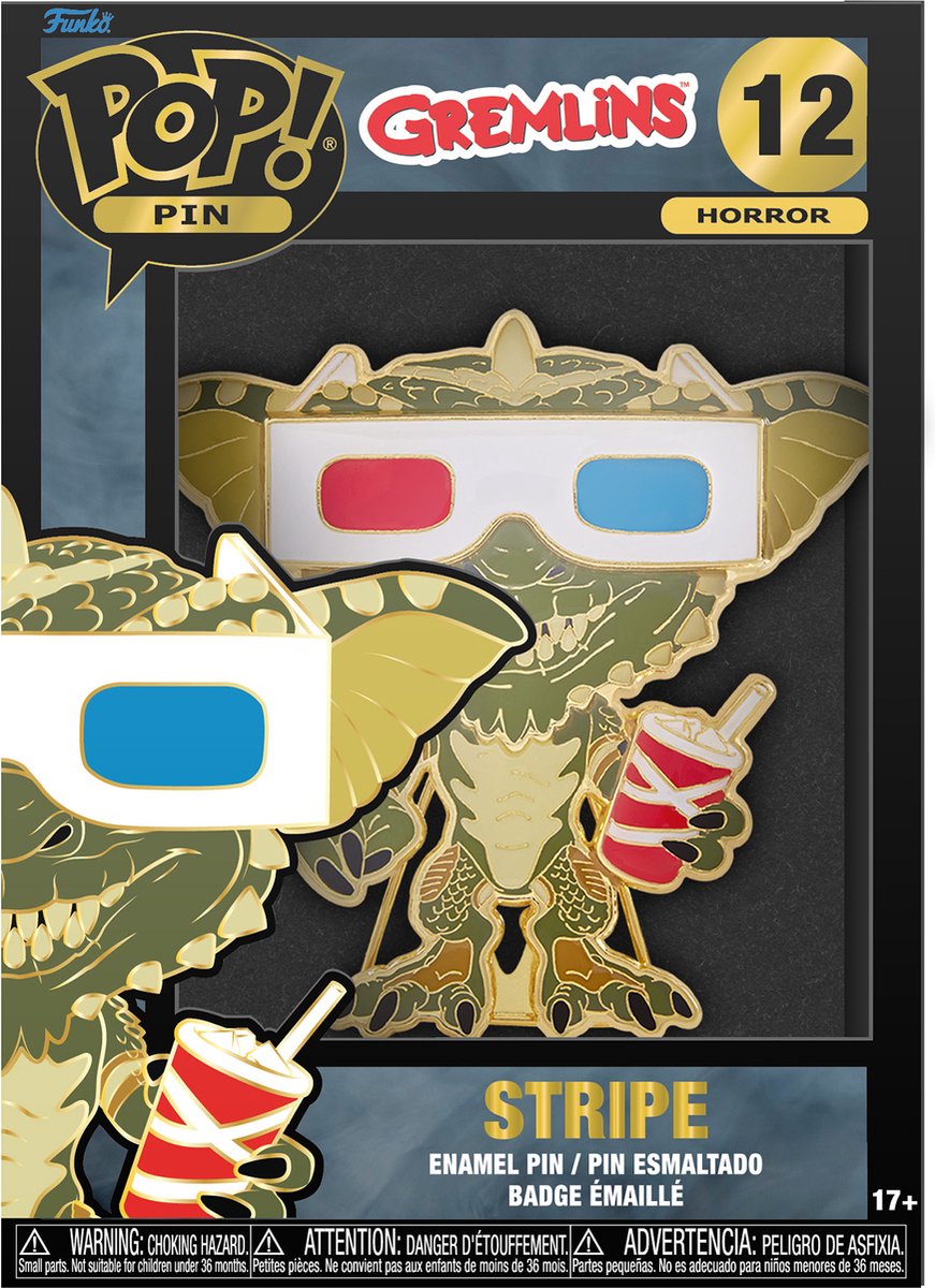 Loungefly : Funko Pop ! Pins Horror : Gremlins - Stripe Pin POP émaillé ...