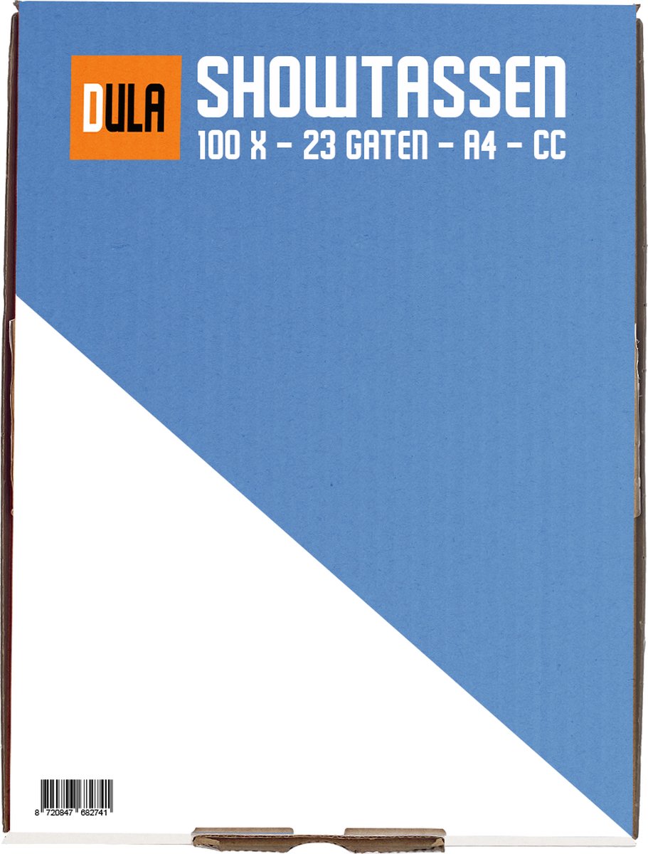 DULA Showtassen - A4 - 23 rings - 0.11mm - Glashelder - 100 stuks | bol