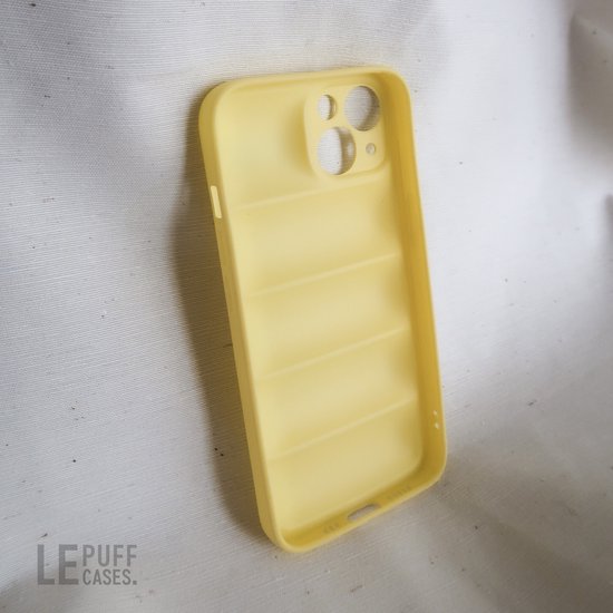 Telefoonhoesje | Puffer Case | Apple | iPhone 12 | Geel | bol.com