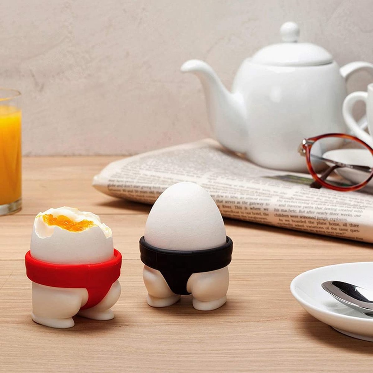 Eierdopje, grappige eierdopje kinderen voor zachtgekookte eieren en ...