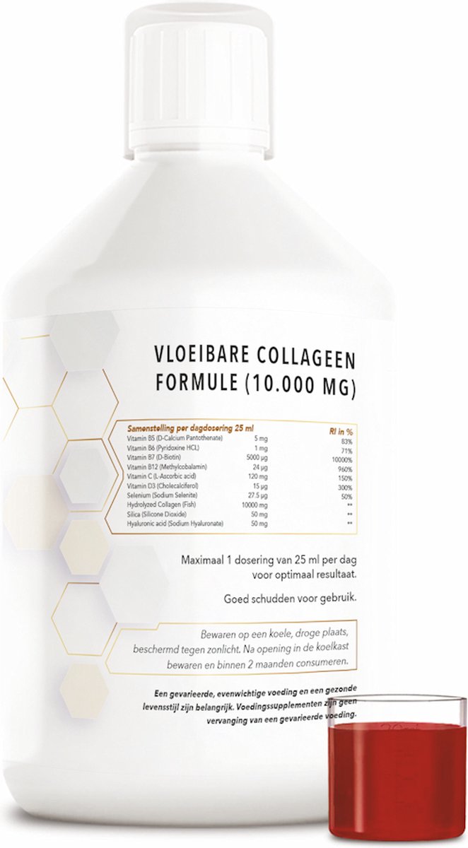 Sesavit Ultra Glow Collagen+ - Vloeibaar collageen - Viscollageen - 500ml | bol.com