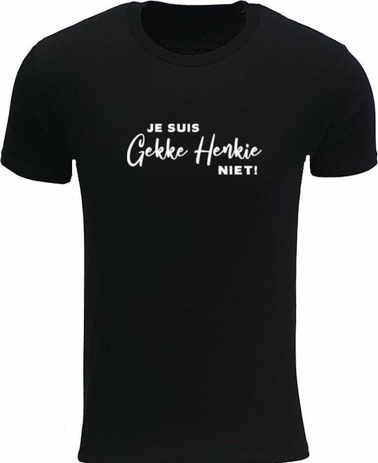Je suis gekke henkie niet Rustaagh heren t-shirt maat L | bol.com