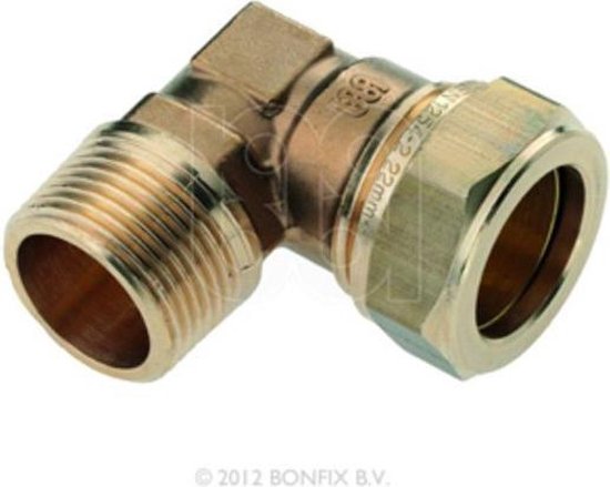 BONFIX 82705 Knie 3/4" buitendraad x 28 mm. | bol.com