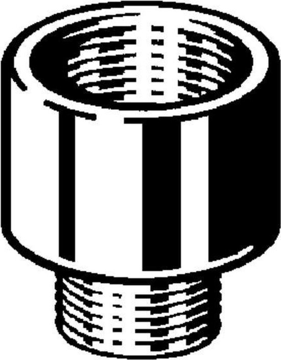 Viega Draadfitting neusstukje 1/2 bi. x 3/8 bu. chroom | bol