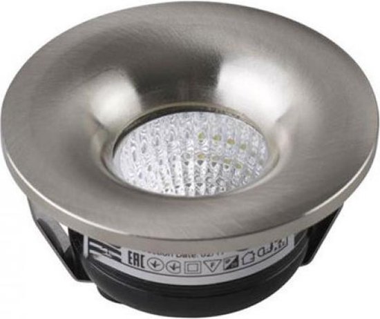 LED Veranda Spot Verlichting 6 Pack - Inbouw Rond 3W - Natuurlijk Wit ...