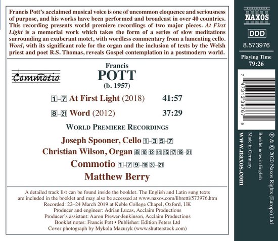 Joseph Spooner, Christian Wilson, Commotio, Matthew Berry - At First ...