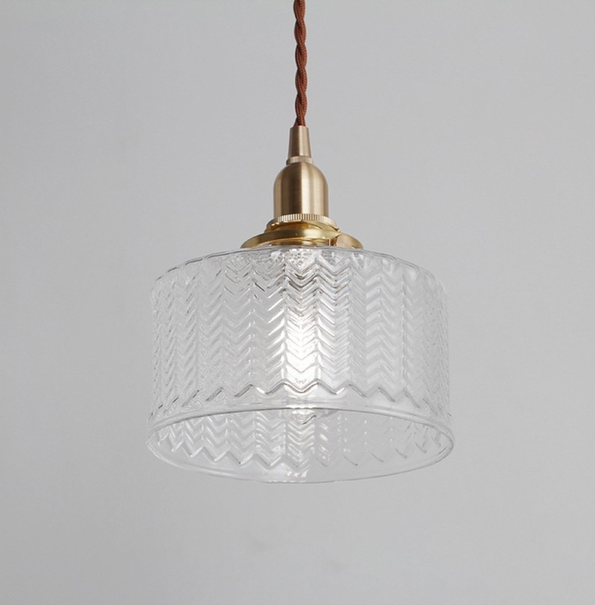 YWXLight moderne hangende lamp glas transparant creatieve hanger licht ...