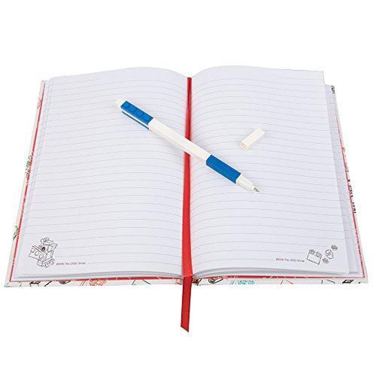 Lego notitieblok - met Lego pen - Wit | bol.com