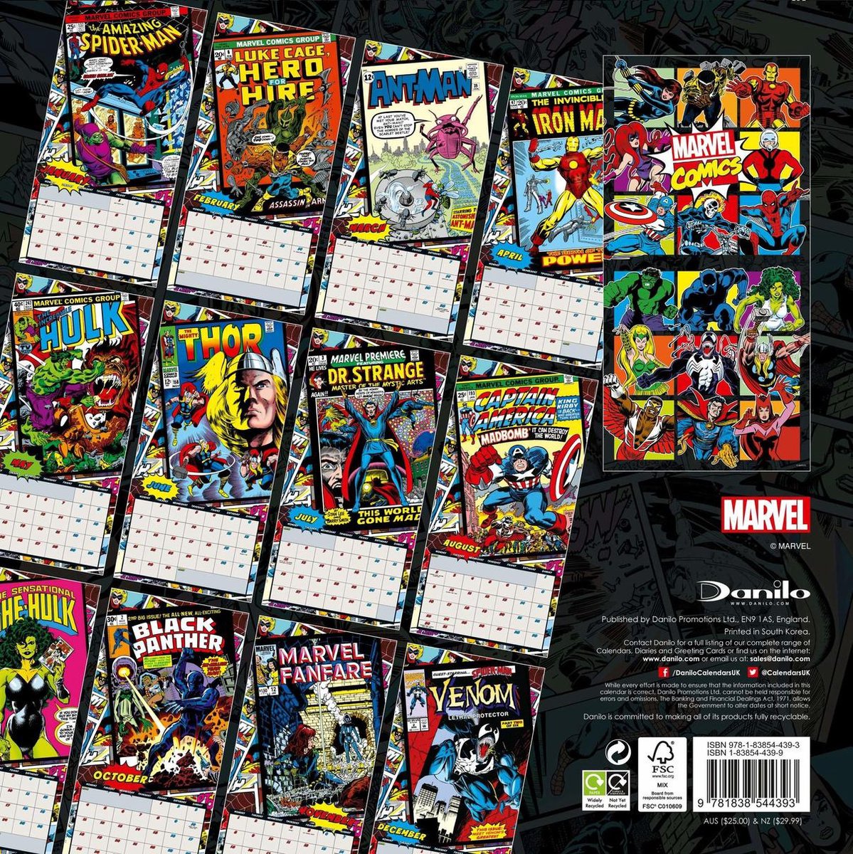 Marvel Comics Kalender 2021 | bol.com