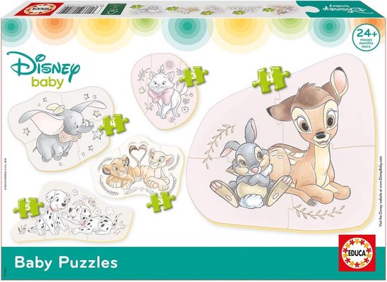Educa Baby Disney dieren - 3, 4 en 5 stukjes | bol.com