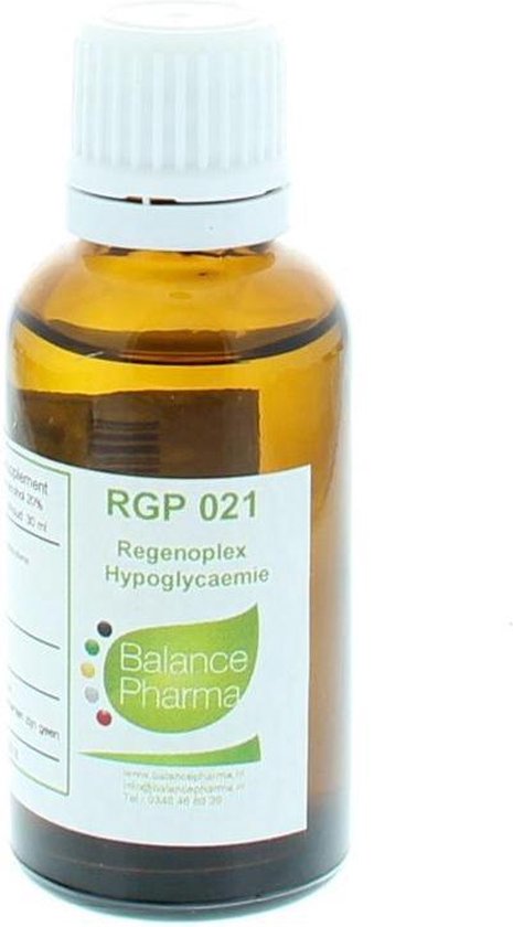 Balance Pharma Rgp021 Hypoglycaemie Regenoplex | bol