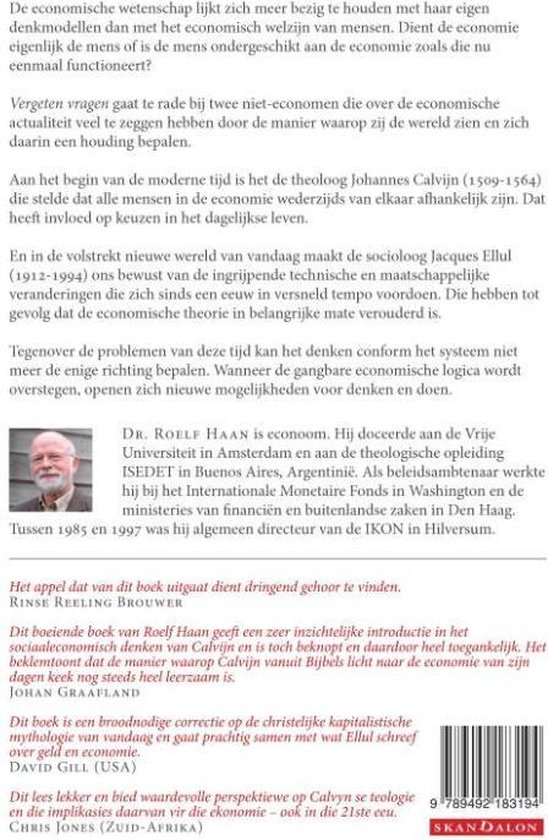 Vergeten vragen | 9789492183194 | Roelf Haan | Boeken | bol