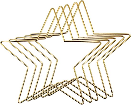 Metalen ringen knutselen - hart maan vijfhoekige dromenvanger - DIY ...