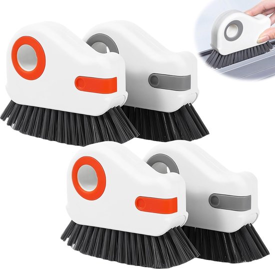 Inovra ® Handige 2-in-1 Borstelset voor Moeilijke Hoeken en Groeven in ...