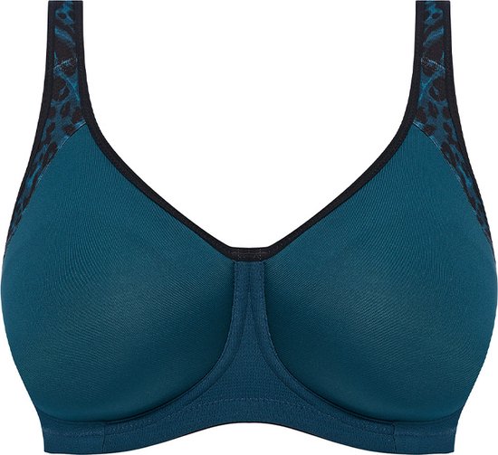 Freya Sonic Voorgevormde Sport BH met beugel - Midnight Leopard - 80D | bol