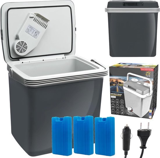 PolkaHome Koelbox elektrisch 12v 230 volt - Koelbox auto - Koelbox 12v - Koelbox 12v... | bol