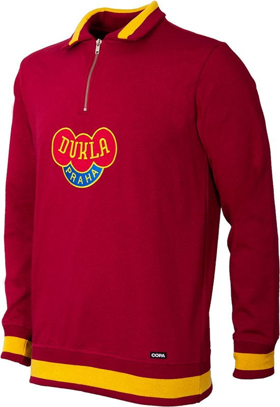COPA - Dukla Prague 1968 Retro Voetbal Trui - Heren - Rood - M | bol