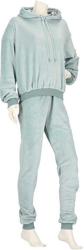 Huispak dames - Paars - Maat L/XL - huispak dames volwassenen fleece ...