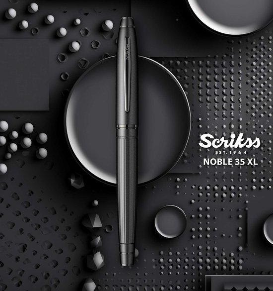 Scrikss - Rollerpen Edel 350 Mat Zwart - Geschenkverpakking ...