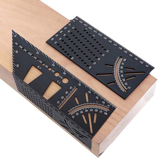 Houtbewerking Vierkante Maat Maatregel Liniaal - Aluminiumlegering - 45 ...