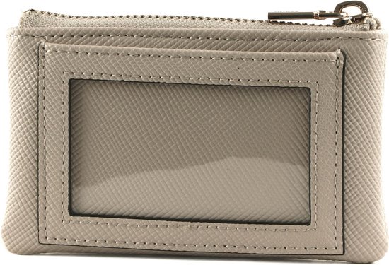 GUESS Sleutelgeval Laurel SLG Zip Pouch Stone Beige | bol