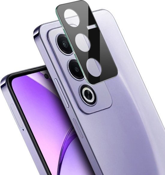 Techsuit Full Glass Camera Protector voor Oppo A80 - Zwart | bol