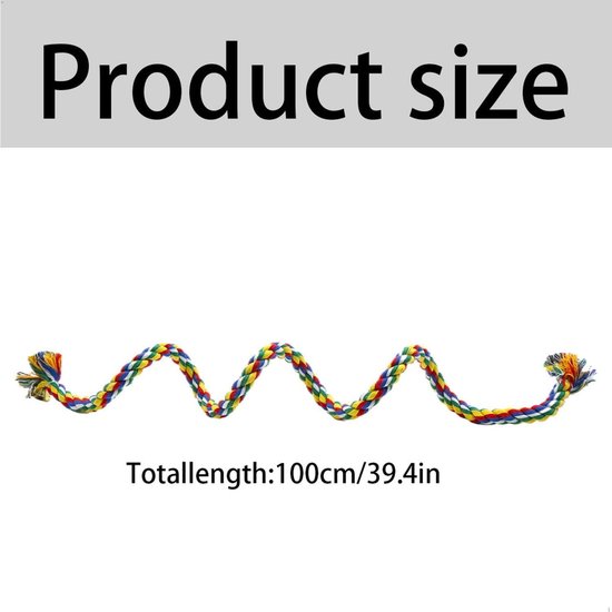 Vogel touw schommel klimspiraal - katoenen hangend klimtouw voor ...