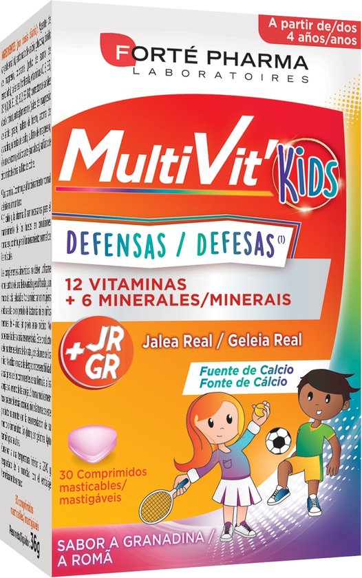Multivitamin Forté Pharma Multivit Kids 30 Units | bol