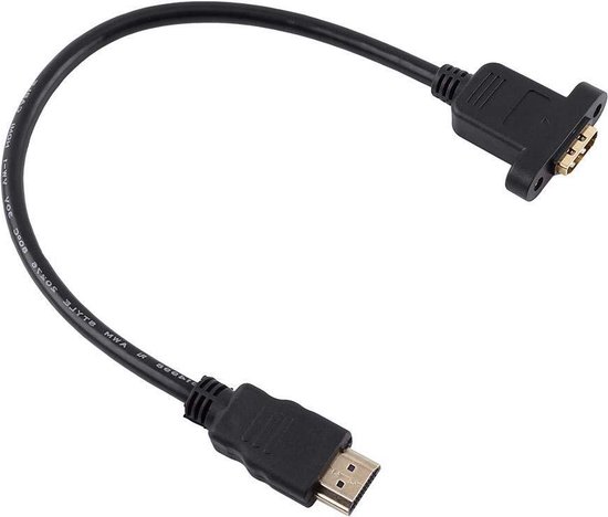 Verlengkabel HDMI-stekker naar HDMI A-bus adapter converter 3D ethernet ...