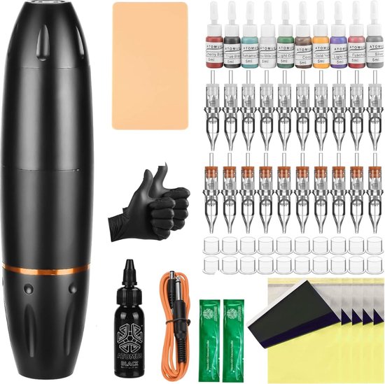 Goodivery - Tattoo Machine - Complete Set - Tattoo Machine Beginnerset ...