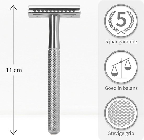 Metalen Veiligheidsscheermes voor Natte Scheerbeurt | Duurzaam en ...