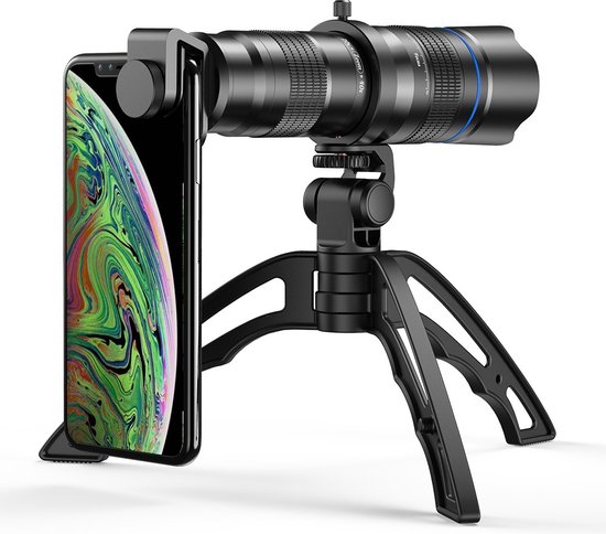 Apexel Telelens - 20-40x Zoom Telefoon Camera Lens met Statief | bol